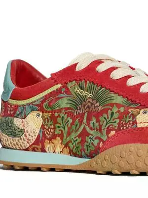 HOFF Bridge Morris Floral-print Sneakers - Red