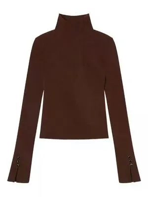 A.L.C. Jett Ribbed Turtleneck Top