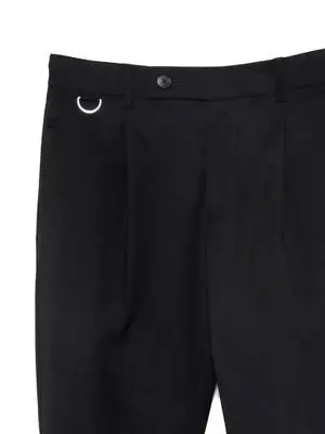 LOW BRAND D-ring Pleated Trousers