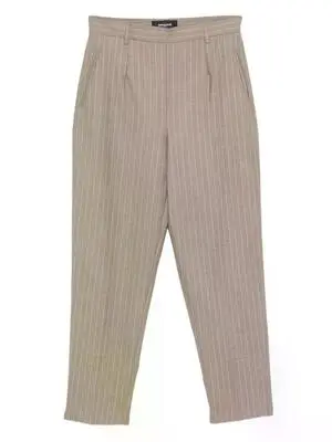 Rochas Pinstriped Pleated Trousers