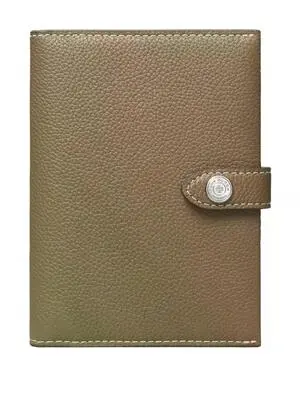 Tory Burch Button Leather Passport Case - Green