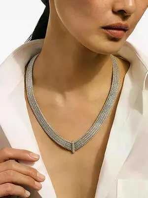 John Hardy Sterling Icon Link Diamond Chain Necklace