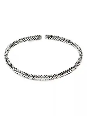 John Hardy Sterling Dot Collar Necklace - Silver