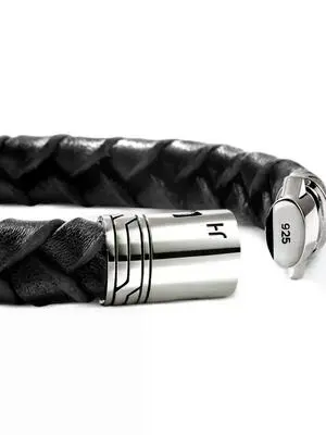John Hardy Braided Leather Bracelet