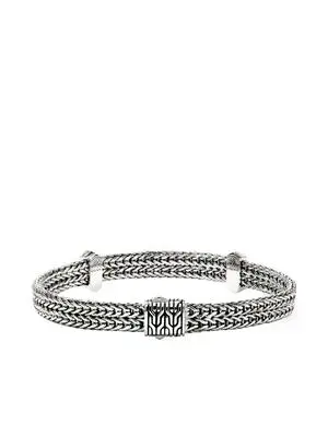 John Hardy Sterling Icon Link Diamond Bracelet - Silver
