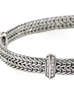 John Hardy Sterling Icon Link Diamond Bracelet - Silver