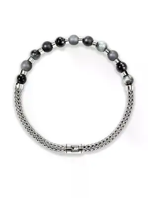John Hardy Sterling Beaded Bracelet - Silver