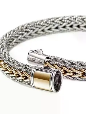 John Hardy 14k Yellow Gold And Sterling Icon Bracelet
