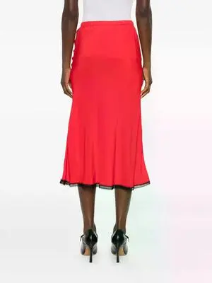 Rochas Bow-trim Midi Skirt