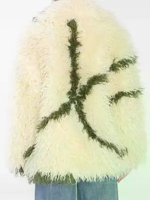 JAKKE Fur-effect Cocoon Coat
