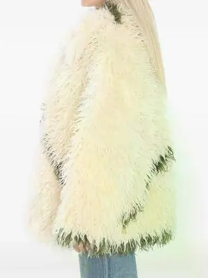 JAKKE Fur-effect Cocoon Coat