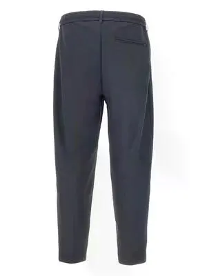 BOSS Tapered-fit Trousers In Water-repellent Stretch Fabric - Blue
