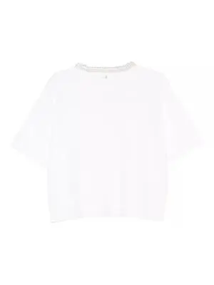 Liu Jo Embellished Crew-neck Top
