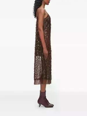 3.1 Phillip Lim Fringe-sequin Midi Dress