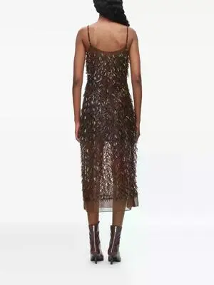 3.1 Phillip Lim Fringe-sequin Midi Dress