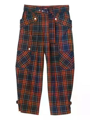 3.1 Phillip Lim Plaid Cropped Trousers