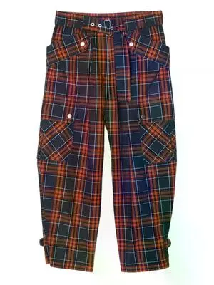 3.1 Phillip Lim Plaid Cropped Trousers