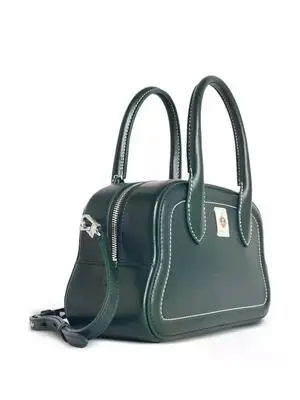 Bally Unda Leather Tote Bag - Green