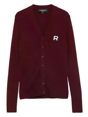 Rochas Logo-appliqué Cardigan