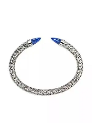 John Hardy Sterling Spear Lapis Lazuli Bracelet - Silver