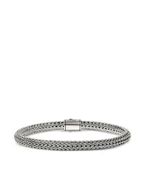 John Hardy Sterling And 14k Yellow Gold Icon Bracelet - Silver
