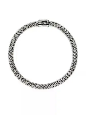 John Hardy Sterling Icon Diamond Bracelet - Silver