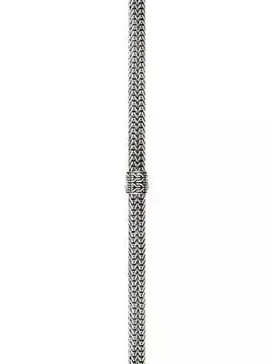 John Hardy Sterling Icon Link Diamond Necklace - Silver