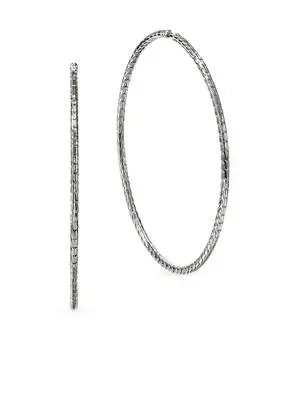 John Hardy Sterling Hoop Earrings