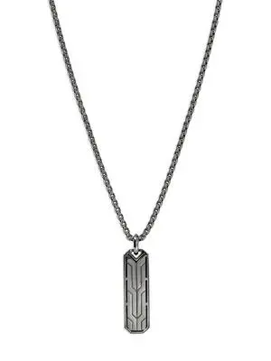 John Hardy Icon Tag Pendant Necklace - Silver