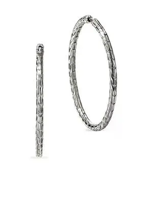 John Hardy Sterling Essential Flex Hoop Earrings