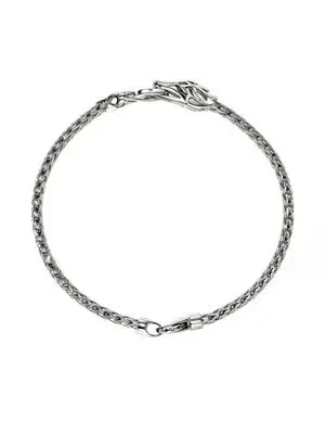John Hardy Sterling Naga Bracelet With Diamond And Sapphire - Silver