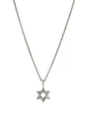 John Hardy Sterling Star Of David Pendant Necklace - Silver