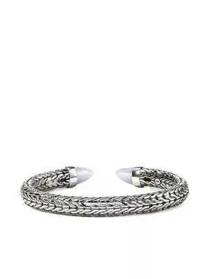 John Hardy Sterling Spear Blue Agate Bracelet - Silver