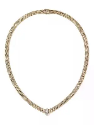 John Hardy 14k Yellow Icon Link Diamond Necklace - Gold