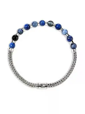 John Hardy Sterling Beaded Bracelet - Silver