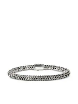 John Hardy Sterling Icon Diamond Bracelet - Silver