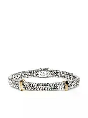 John Hardy 14k Yellow Gold And Sterling Icon Link Bracelet - Silver