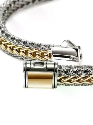 John Hardy 14k Yellow Gold And Sterling Icon Bracelet - Silver