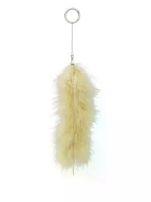 Tory Burch Feather Bag Charm - Neutrals