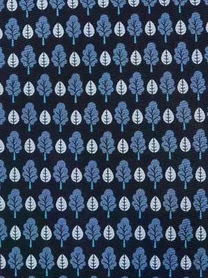 Zegna Leaf-print Neck Tie