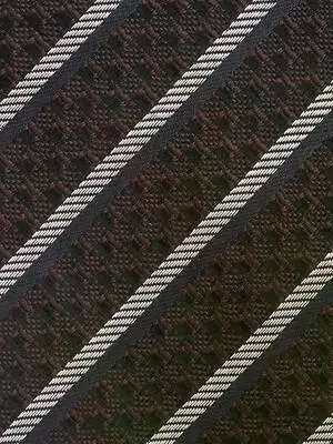Zegna Striped Silk Tie - Red