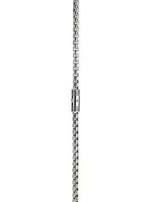 John Hardy Sterling Heishi Tag Onyx Necklace