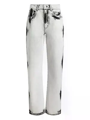 Proenza Schouler Bleached-effect Straight-leg Jeans