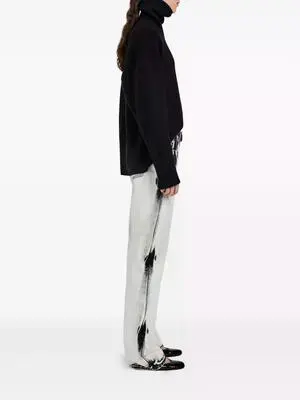 Proenza Schouler Bleached-effect Straight-leg Jeans