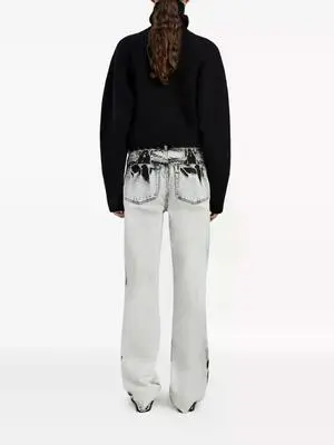 Proenza Schouler Bleached-effect Straight-leg Jeans