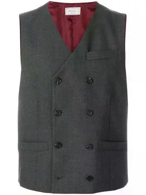 Brunello Cucinelli Double-breasted Virgin Wool Waistcoat