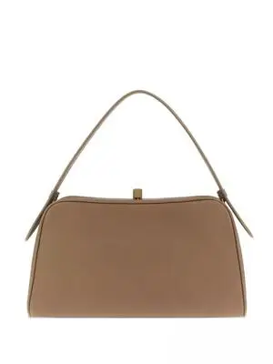 Khaite Embossed Leather Handbag - Neutrals