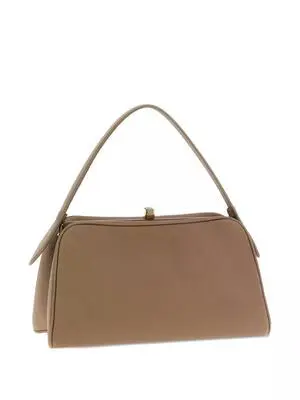 Khaite Embossed Leather Handbag - Neutrals