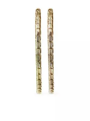 JOHN HARDY 14K Yellow Gold JH Essential Flex 39mm Hoop Earrings