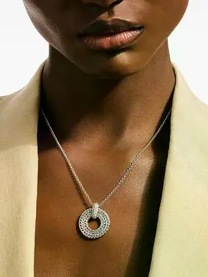 John Hardy Icon Link Diamond Pendant Necklace